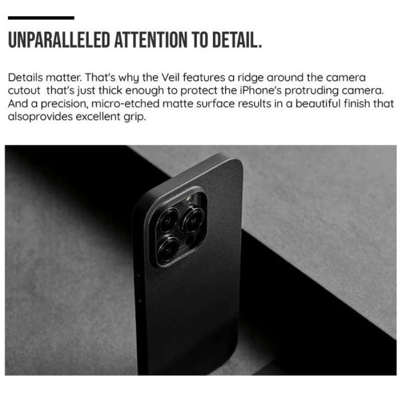 Promo Case iPhone 15 Pro Max 15 Pro Caudabe Veil Xt Slim Casing - Frost ...