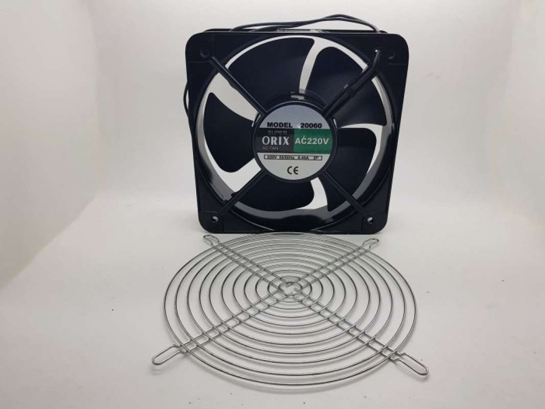 Promo Kipas Fan panel X AC 220V 20x20 cm with Ball Bearing Made TAIWAN ...