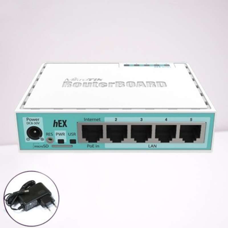 Jual Mikrotik Routerboard 5 Port hEX RB750Gr3 di Seller Mantap Baru ...