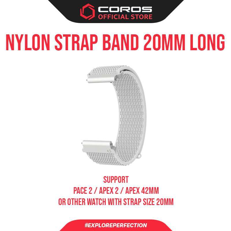 Jual Coros Nylon Strap Band Pace 2 Long Version 20mm Di Seller Coros ...