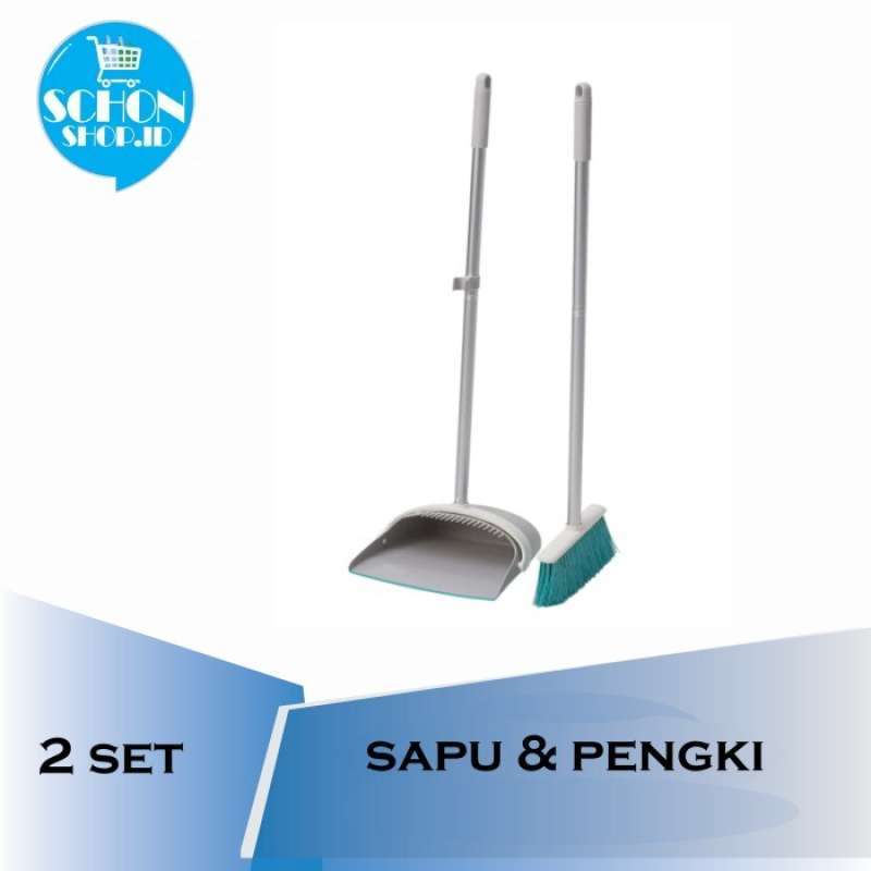 Jual Sapu/kombinasi Sapu /sekop Sampah / Sapu Dan Pengki 2set Di Seller ...