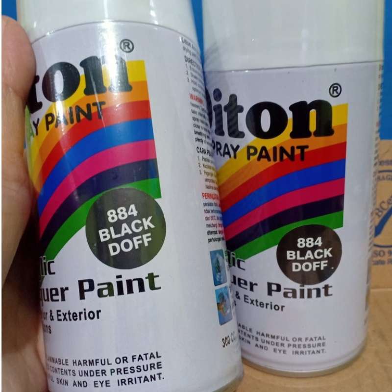 Jual Diton Spray Paint Pilox Pilok Cat Semprot Solid Glossy Mengkilap Doff (300cc / 300ml) - 884 ...