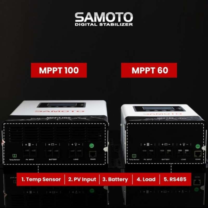 Promo Solar Panel Surya Charge Controller MPPT SAMOTO 100A 12V 24V 36V ...