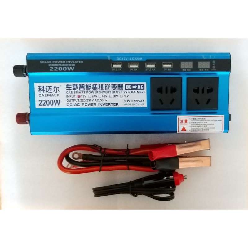 Promo Power Inverter DC/AC 2200W 12V Diskon 23% di Seller Rhmd ...