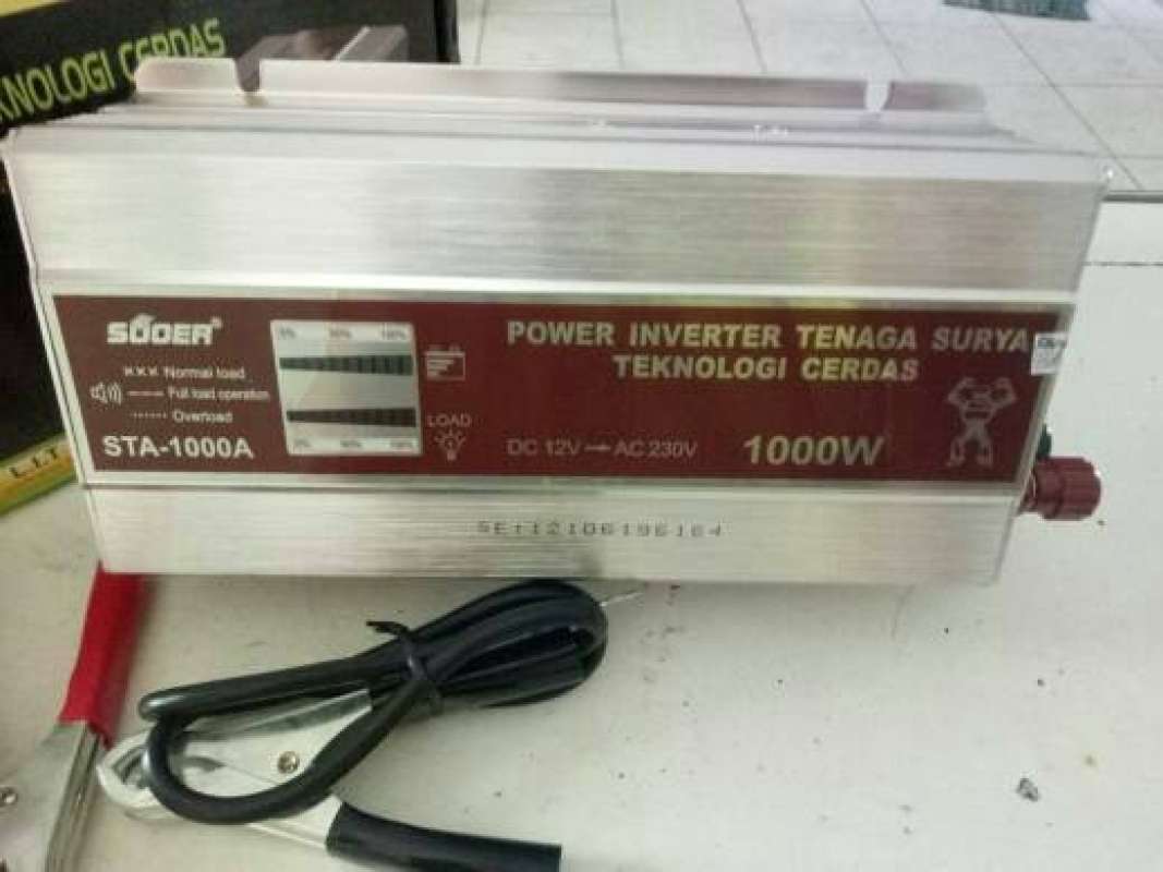Promo Smart Solar Power Inverter 1000 Watt 12V With LED Indikator - Suoer Diskon 23% di Seller ...