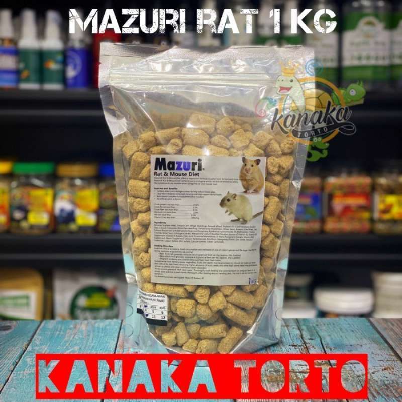 Promo PTR Mazuri Rat & Mouse 1 Kg Makanan Jerboa Gerbil Praire Dog ...
