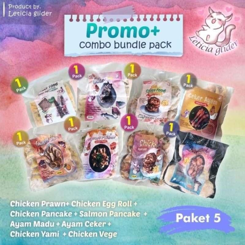 Promo Frozen Food Sugar Glider - Bundling Combo Paket 5 Original Best ...