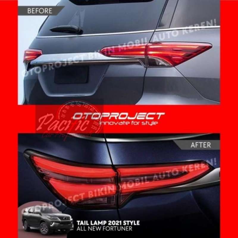 Jual Lampu Stop lamp / stoplamp belakang smoke All New Fortuner Vrz Trd ...