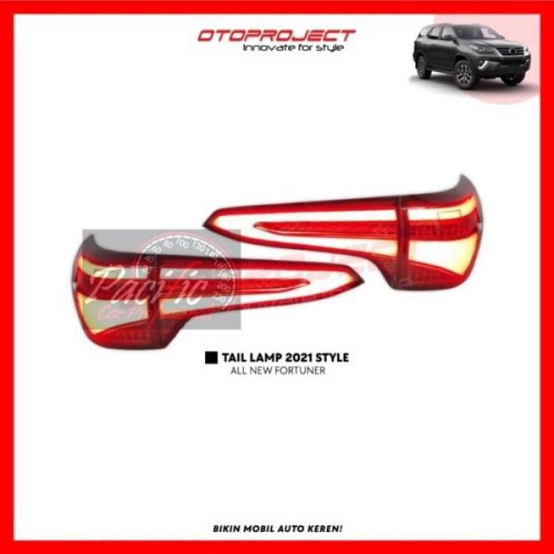 Jual Lampu Stop lamp / stoplamp belakang smoke All New Fortuner Vrz Trd ...