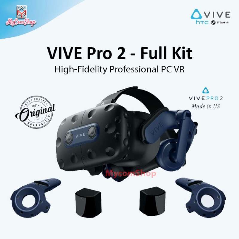Jual Vive Pro 2 Full Kit Vr System All In One 5k Ultra Smooth 120hz - Headset Only Di Seller ...