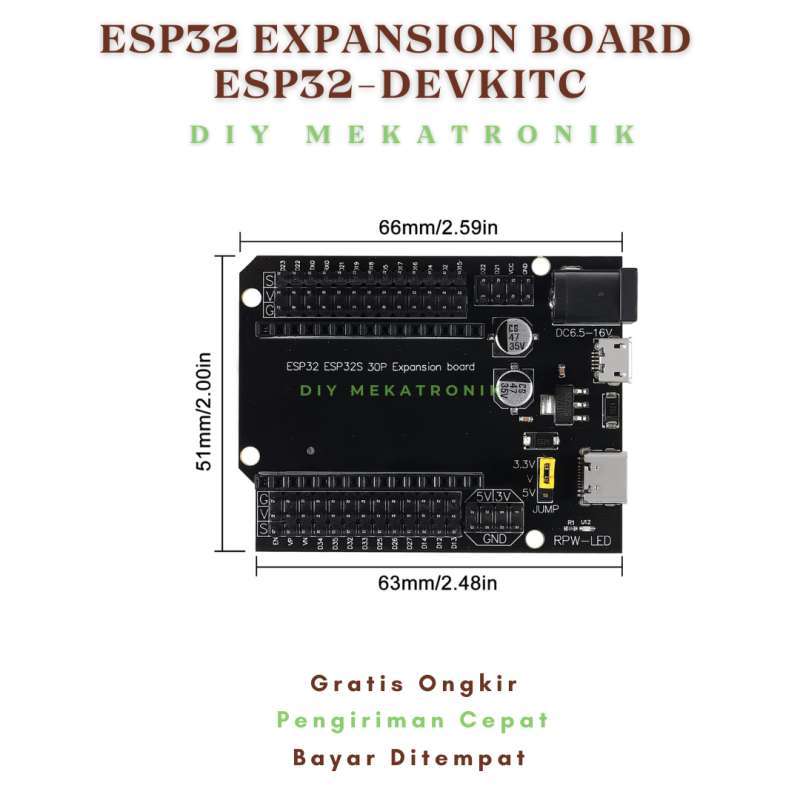 Jual ESP32-DevKitC Expansion Board Development Baseboard IO Plate ... Jual ESP32-DevKitC Expansion Board Development Baseboard IO Plate ...