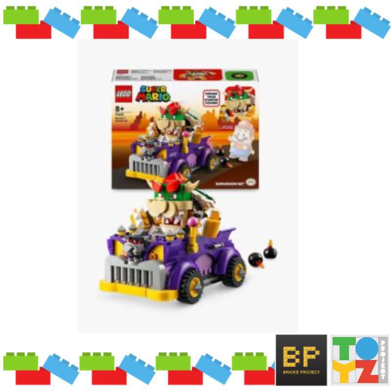 Jual LEGO 71431 Super Mario - Bowser’s Muscle Car Expansion Set di ...