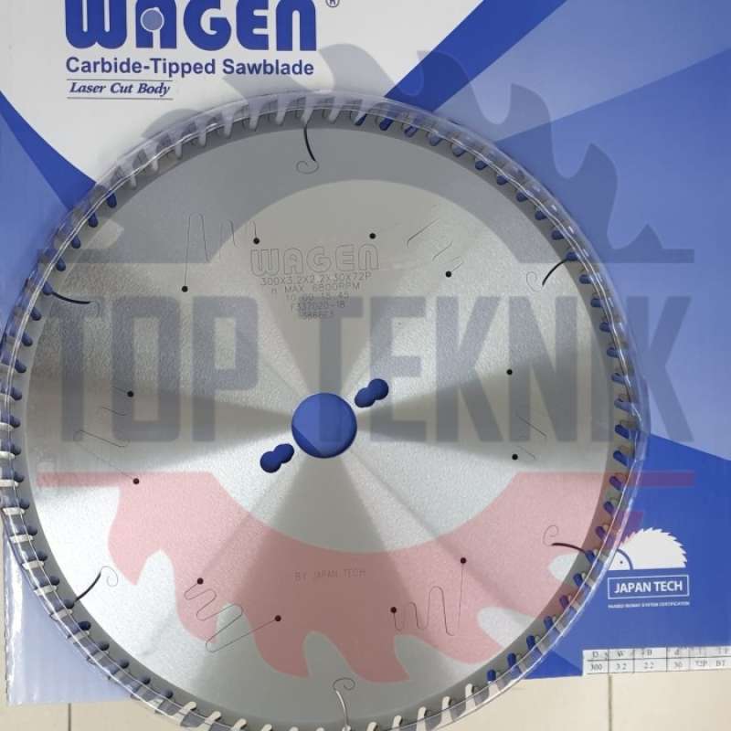 Promo Mata gergaji serkel kayu circular saw blade WAGEN diameter 300mm ...