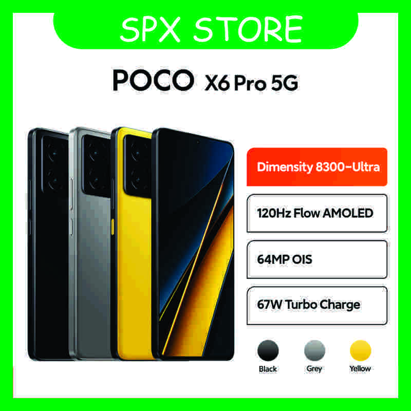 Promo Poco X6 Pro 5G 12/512 Garansi resmi - Grey Diskon 7% di Seller Najib store - Guyangan, Kab ...