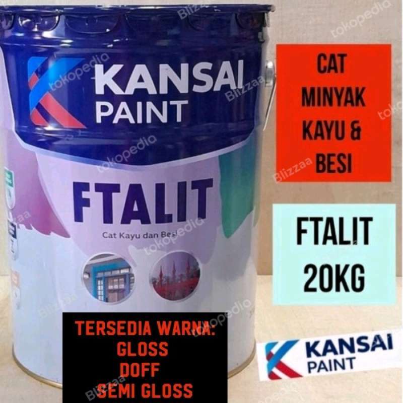 Promo Ftalit 20 Kg Super White 731 & Warna Ftalit Pabrik Kansai Pail ...