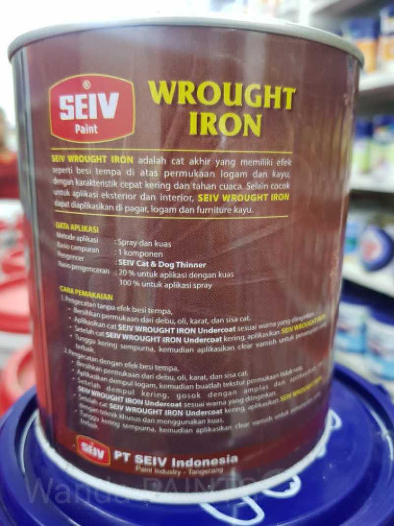 Promo Seiv Wrought Iron Cat Besi Tempa Warna Emas Gold 0009 (1 Liter ...