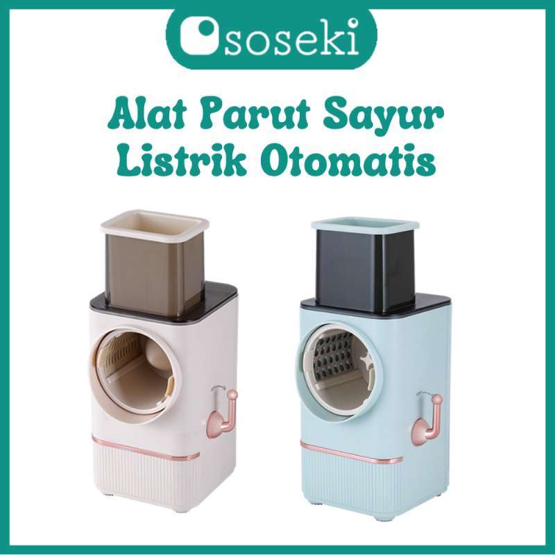 Promo Soseki Parutan Serbaguna Listrik / Parutan Keju Listrik Otomatis ...