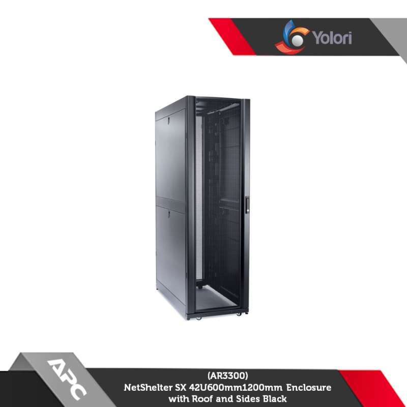 Jual APC NetShelter SX Server Rack Enclosure 42U Black AR3300 di Seller ...