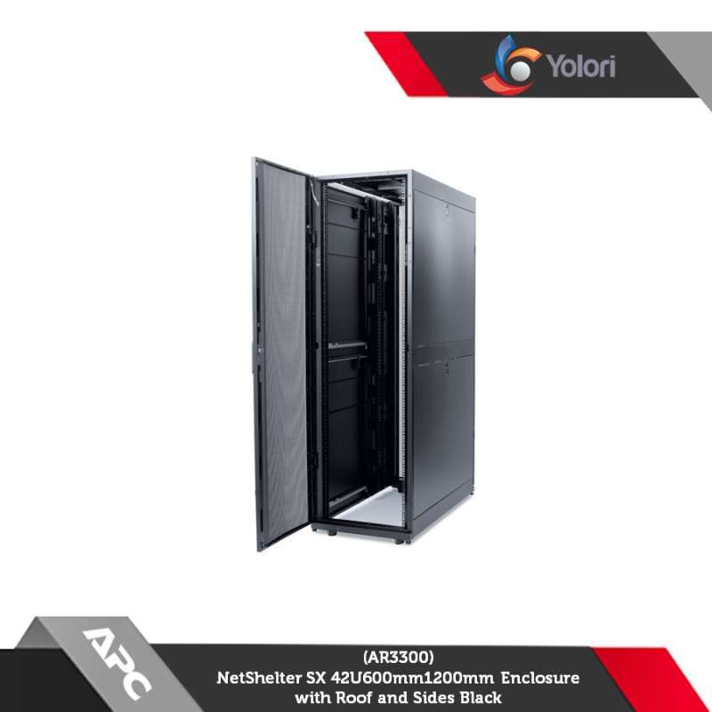 Jual APC NetShelter SX Server Rack Enclosure 42U Black AR3300 di Seller ...