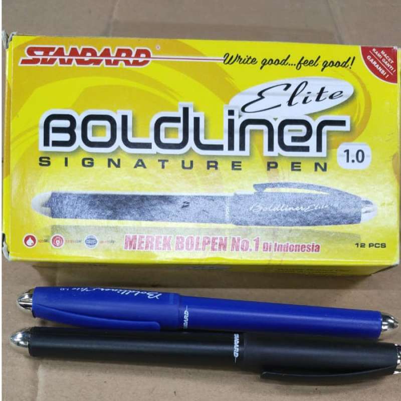 Jual pulpen standard boldliner elite 1.0 12pcs di Seller smart projeck ...