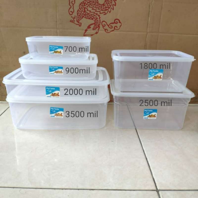 Jual Tempat Makanan Plastik / Kotak Makanan Plastik - 1800 Mil di ...