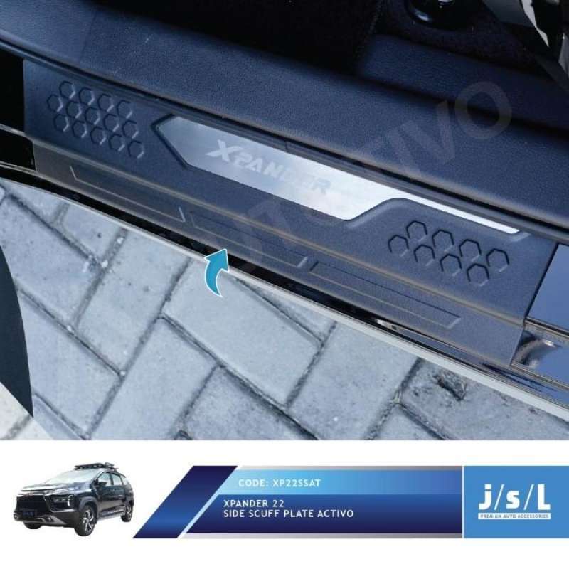 Jual new!! Xpander 2022 Side Scuff Plate Activo Sporty JSL Sillplate ...