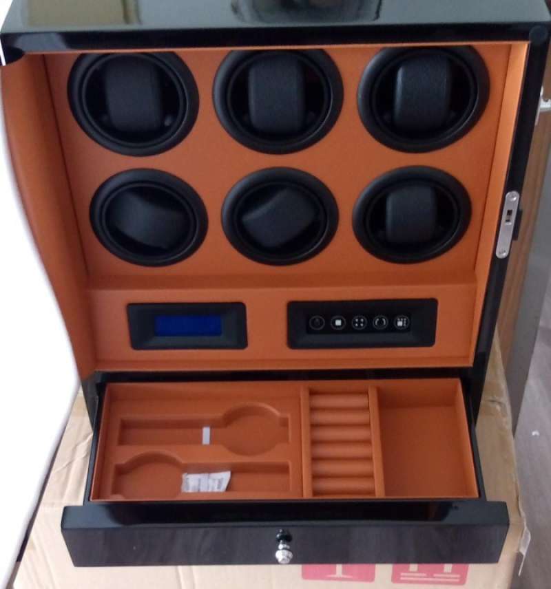 Promo Box Jam Watch Winder Luxe not Billstone Kotak Automatic isi 4 6 8 ...
