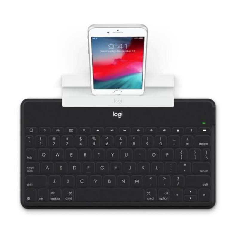 Promo Logitech Keys To Go Ultra Slim Keyboard with Iphone Stand Diskon ...
