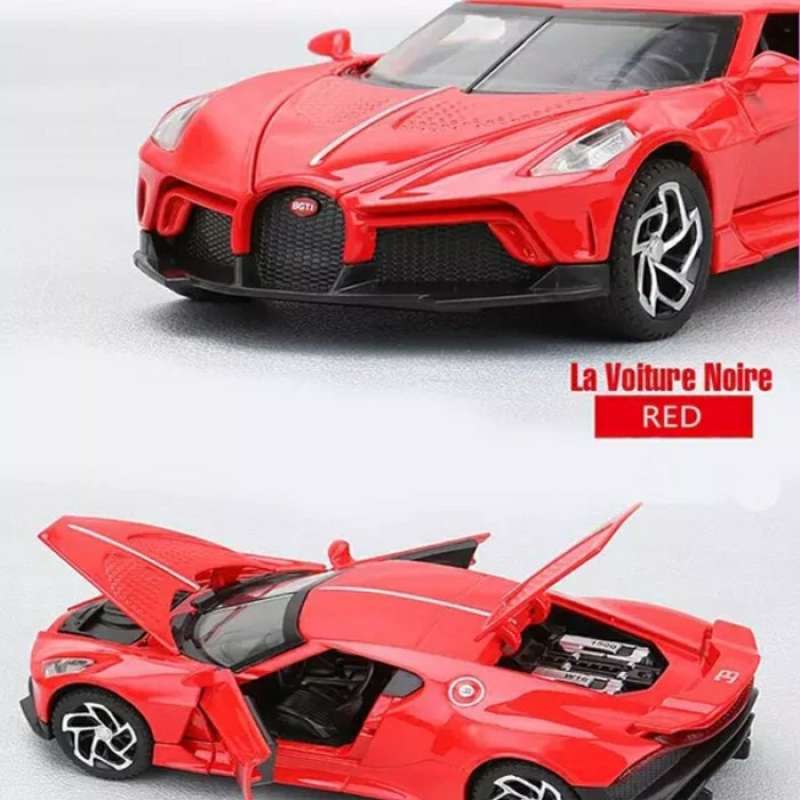 Promo Bugatti Chiron La Voiture Noire 1:32 - Lutofia - Merah Diskon 50% ...