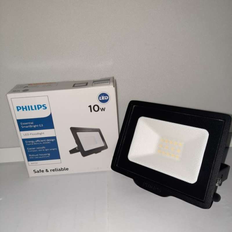 Promo PHILIPS LAMPU SOROT 10W FLOODLIGHT PHILIPS 10W BVP150 SNI BERGARANSI - - KUNING 3000K ...