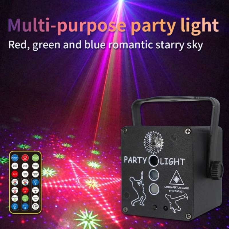 Promo LAMPU LASER PROYEKTOR PANGGUNG PROJECTOR LIGHT RGB - Diskon 50% ...