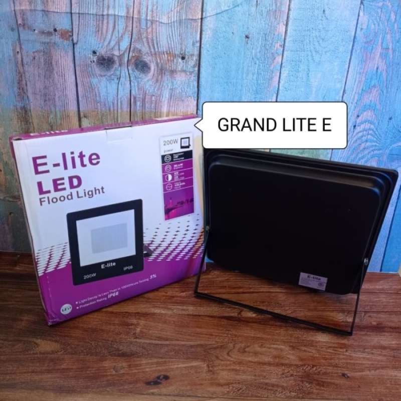 Promo LAMPU SOROT E-LITE FLOOD LIGHT 200WATT IP66 - PUTIH - - Putih Diskon 50% di Seller ...