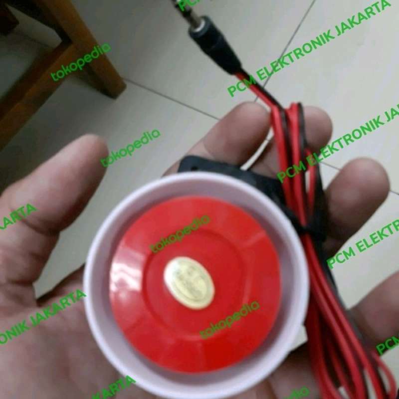 Promo BUZZER BUZER ALARM SIRINE SIREN BESAR SUARA KERAS 120 DB 12V 12 ...