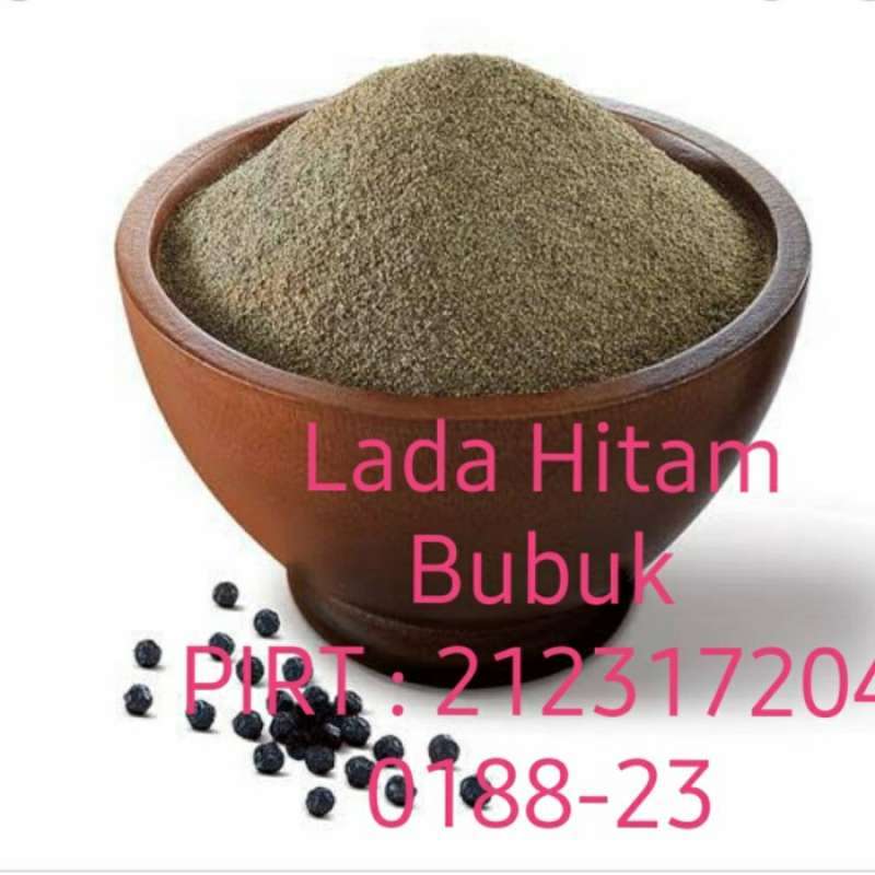 Promo Lada hitam bubuk asli 100% tampa campuran/ black pepper powder- 1 ...