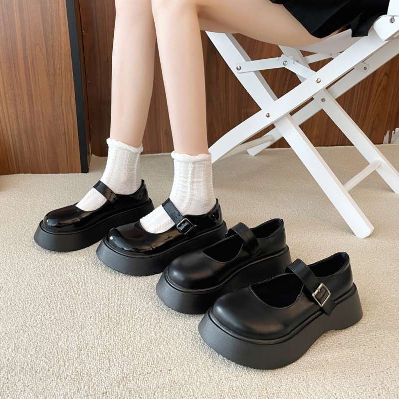 Jual Sepatu Wanita Vintage Loafers Korean Style Spatu Flat Cewek Import ...