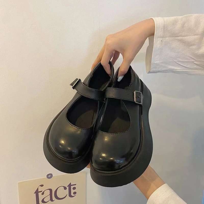 Jual Sepatu Wanita Vintage Loafers Korean Style Spatu Flat Cewek Import ...