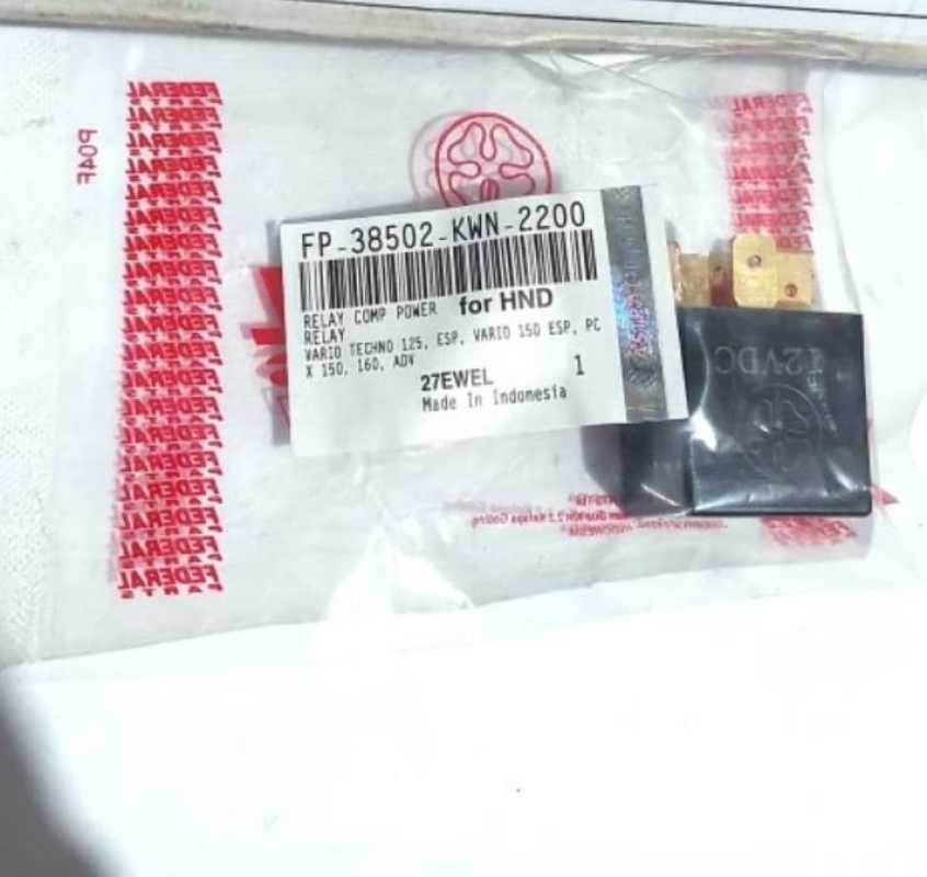 Jual Relay Stater Vario125 FEDERAL FP-38502-KWN-2200 di Seller Harapan ...