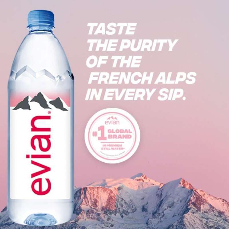 Promo Evian Natural Mineral Water 1L Diskon 3% di Seller Babakiwi - Parit, Kab. Karimun | Blibli