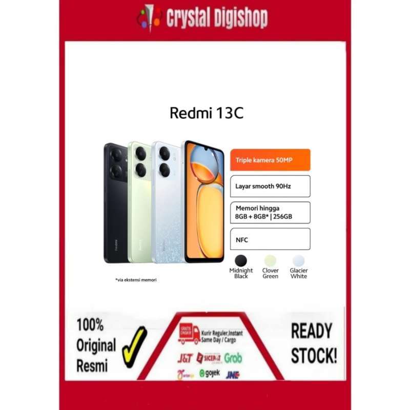 Jual Xiaomi Redmi 13C 8/256 GB - Original & Garansi Resmi Xiaomi ...