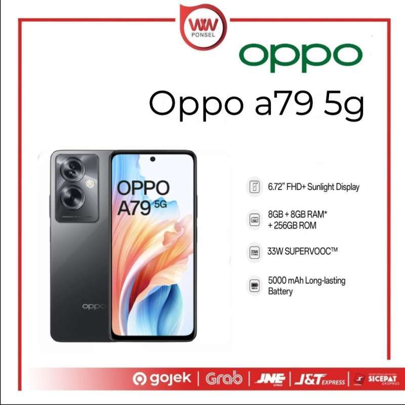 Jual Hp Oppo A79 5G Ram 8GB Internal 256GB Garansi Resmi di Seller wwponsel_hangtuah Official ...