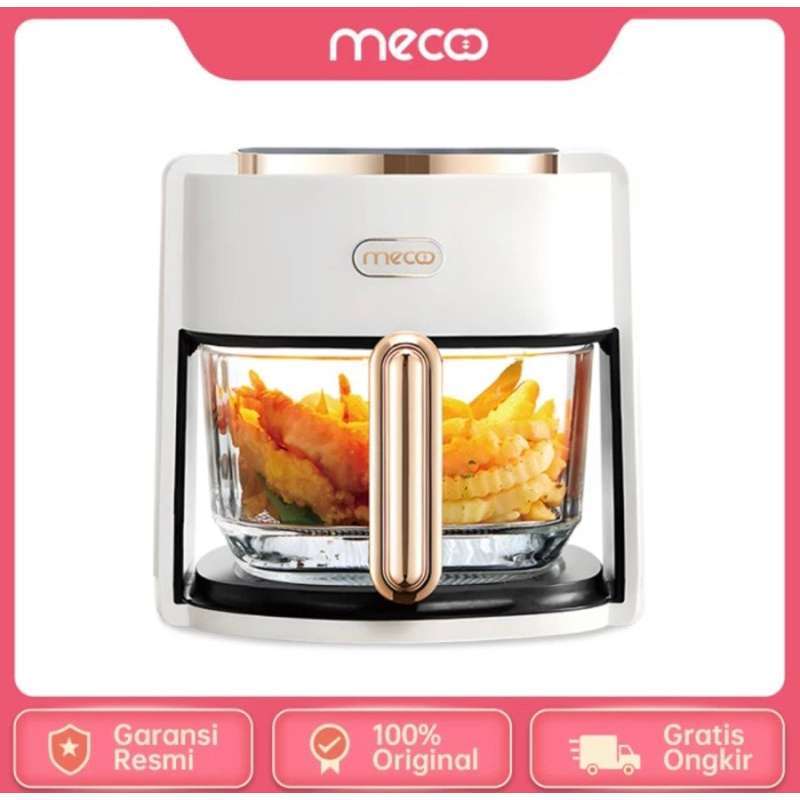 Jual Mecoo Most Aesthetic Transparan Air Fryer 650 Low Watt SNI Air ...
