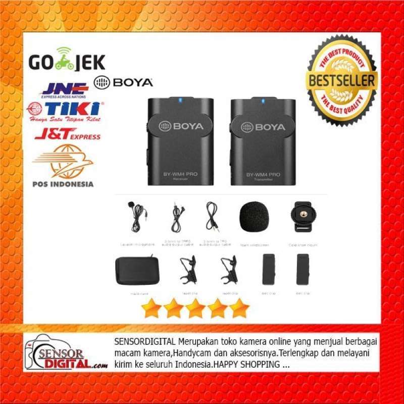 Promo BOYA BY-WM4 PRO K1 WIRELESS MIC MICROPHONE FOR CAMERA & SMARTPHONE - Diskon 50% di Seller ...