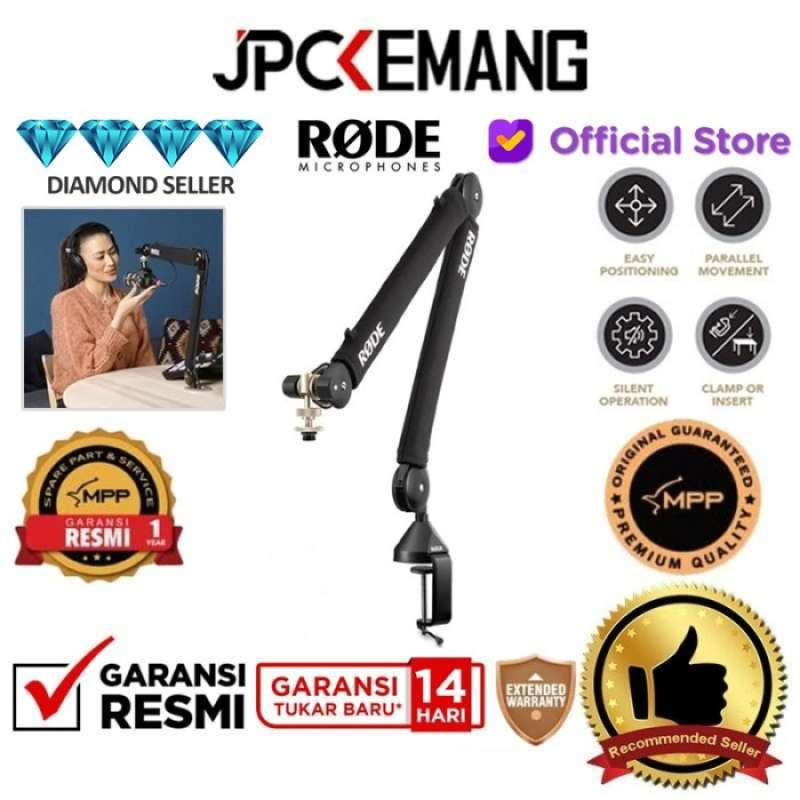 Promo Rode Psa1+ Rode Psa1 Plus Boom Arm Broadcast Stand Microphone ...