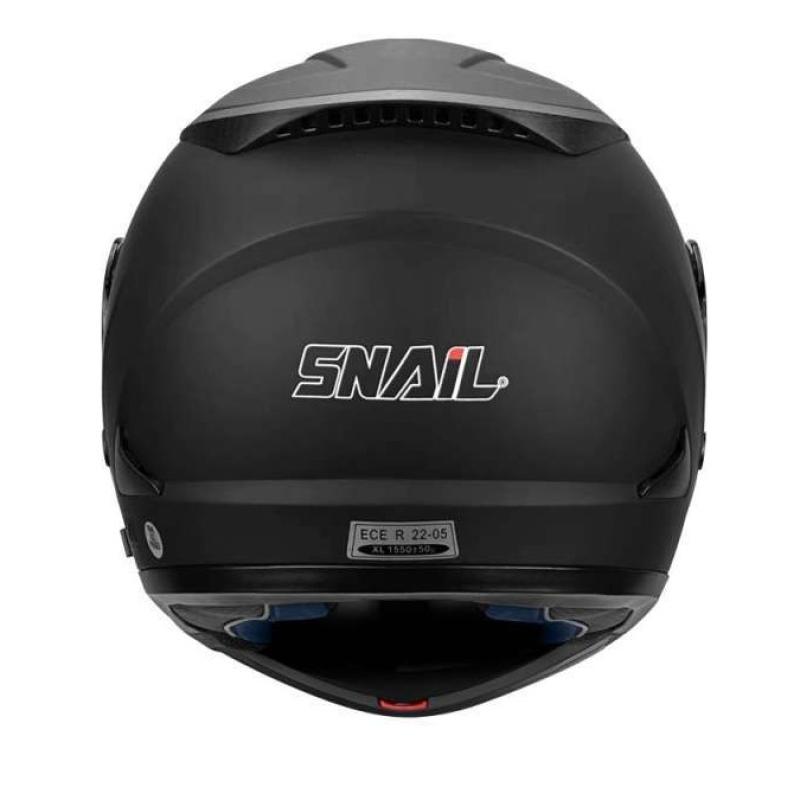 Promo Snail Helmet Helm Modular M1 Double Visor Bening / Merah - Hitam ...