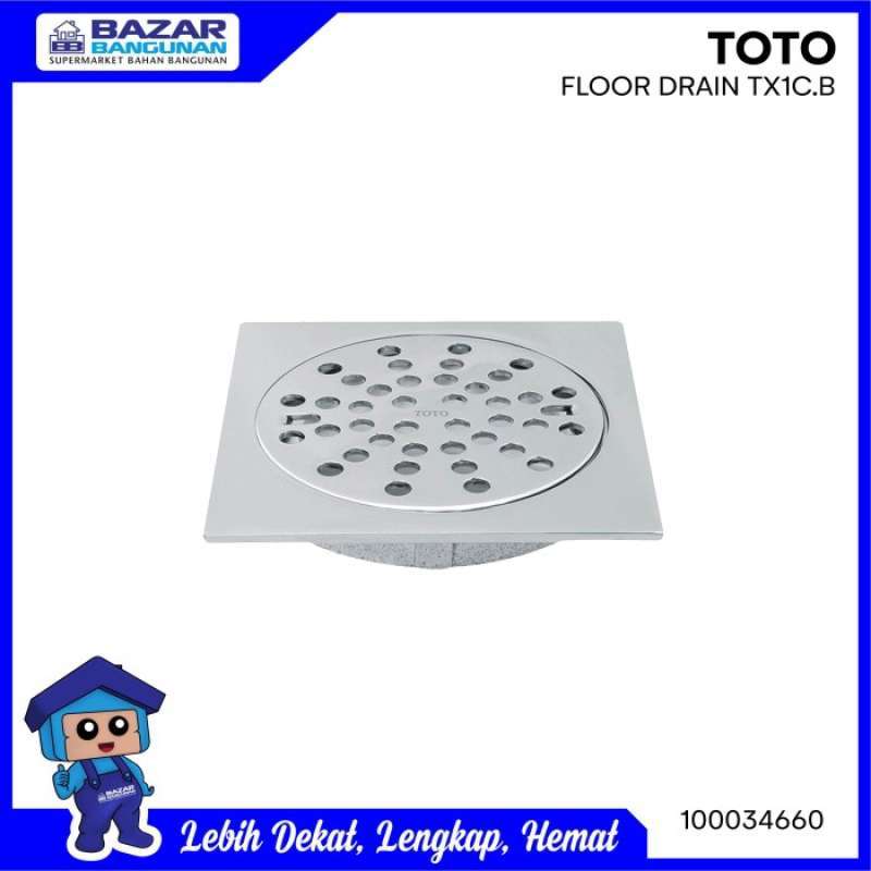 Promo PEMBUANGAN / SARINGAN AIR GOT / FLOOR DRAIN / STRAINER TOTO TX1C TX 1C Diskon 50% di ...