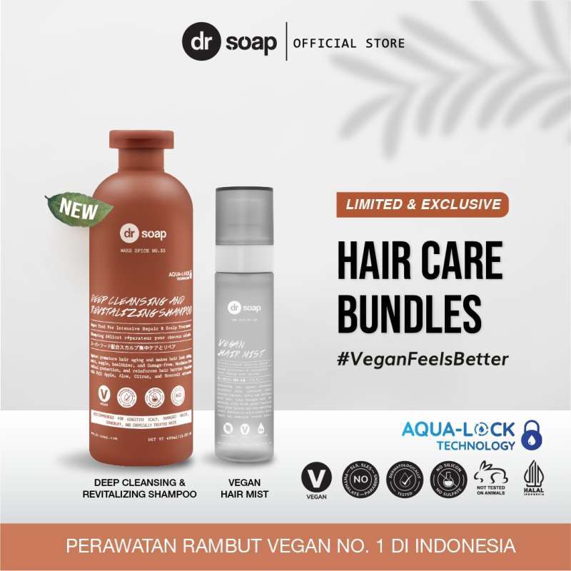 Jual Dr Soap Hair Care Bundles Varian : Deep Cleansing & Revitalizing ...