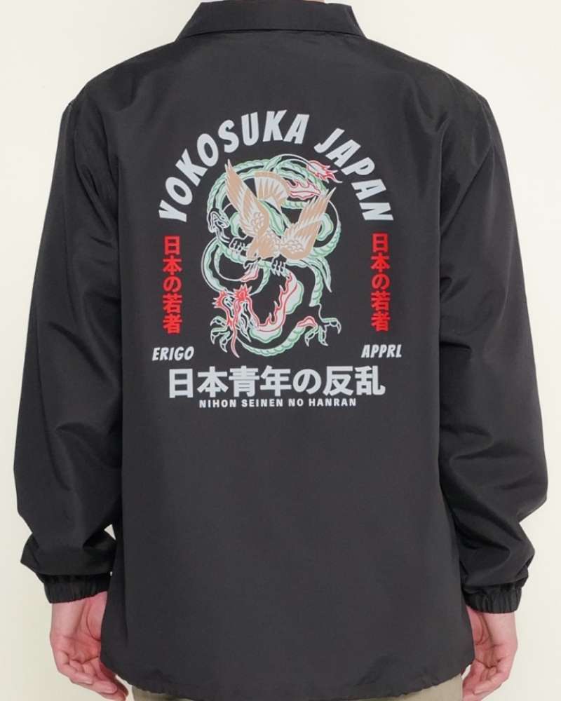 Jual Erigo Coach Jacket Yokosuka Asphalt - XL di Seller Erigo Official ...