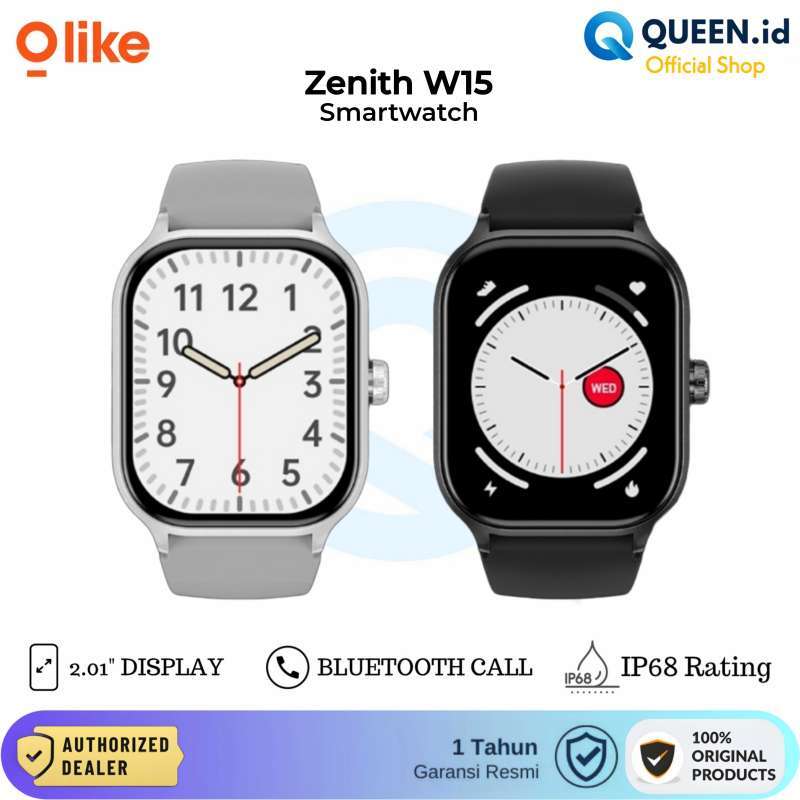 Jual Olike Zenith W15 Smartwatch 2.01 Bluetooth Call IP68 Style Watch ...