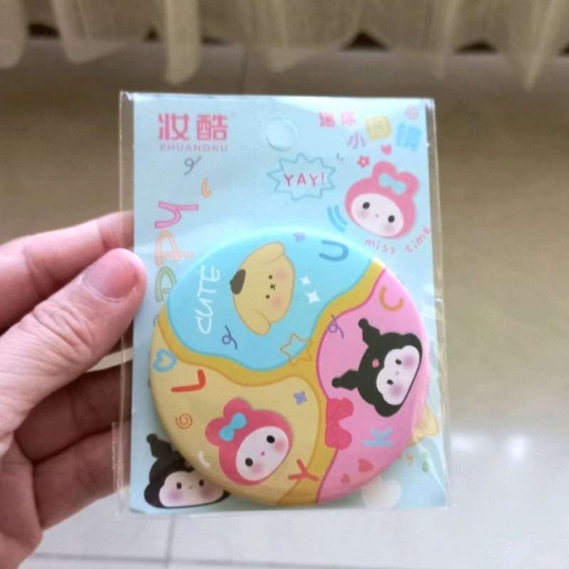 Jual CERMIN BULAT SANRIO LUCU IMUT PRAKTIS KUROMI MY MELODY POMPOMPURIN ...