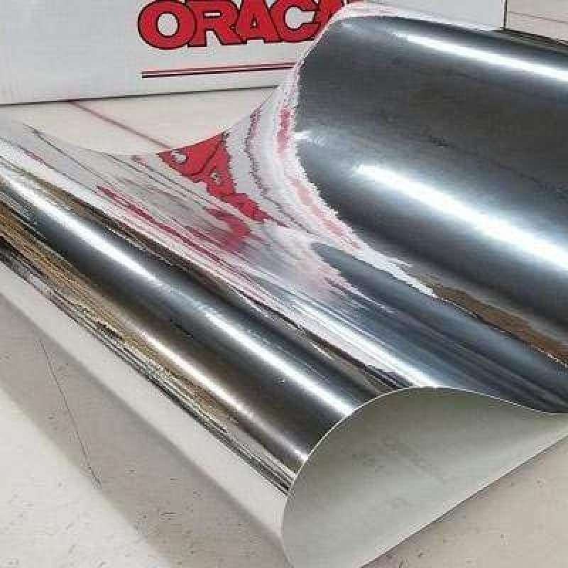 Promo ORACAL 351-001 Metalized Film Chrome Mirror Silver Sticker ...
